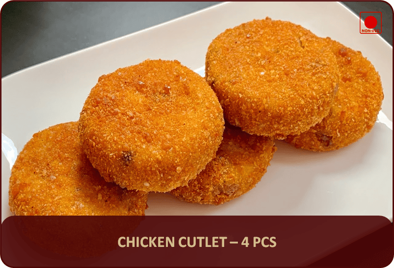Chicken Cutlet - 4 Pcs - Thursday