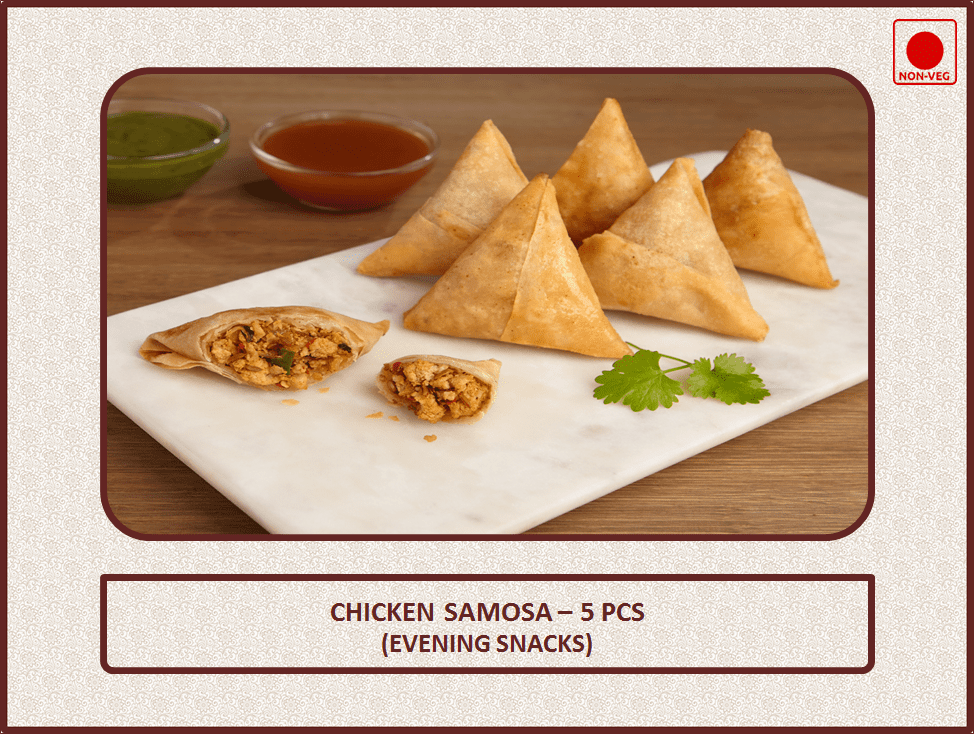 DES - Chicken Samosa - 5 Pcs