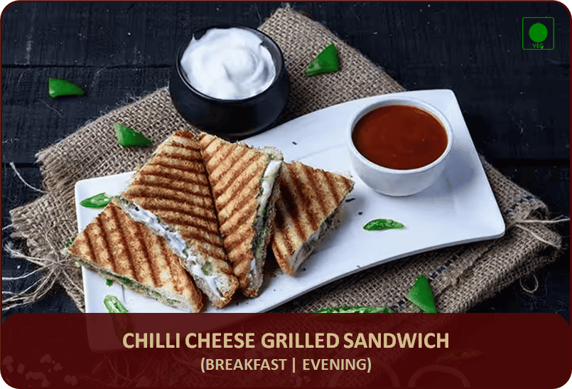 Chilli Cheese Grilled Sandwich