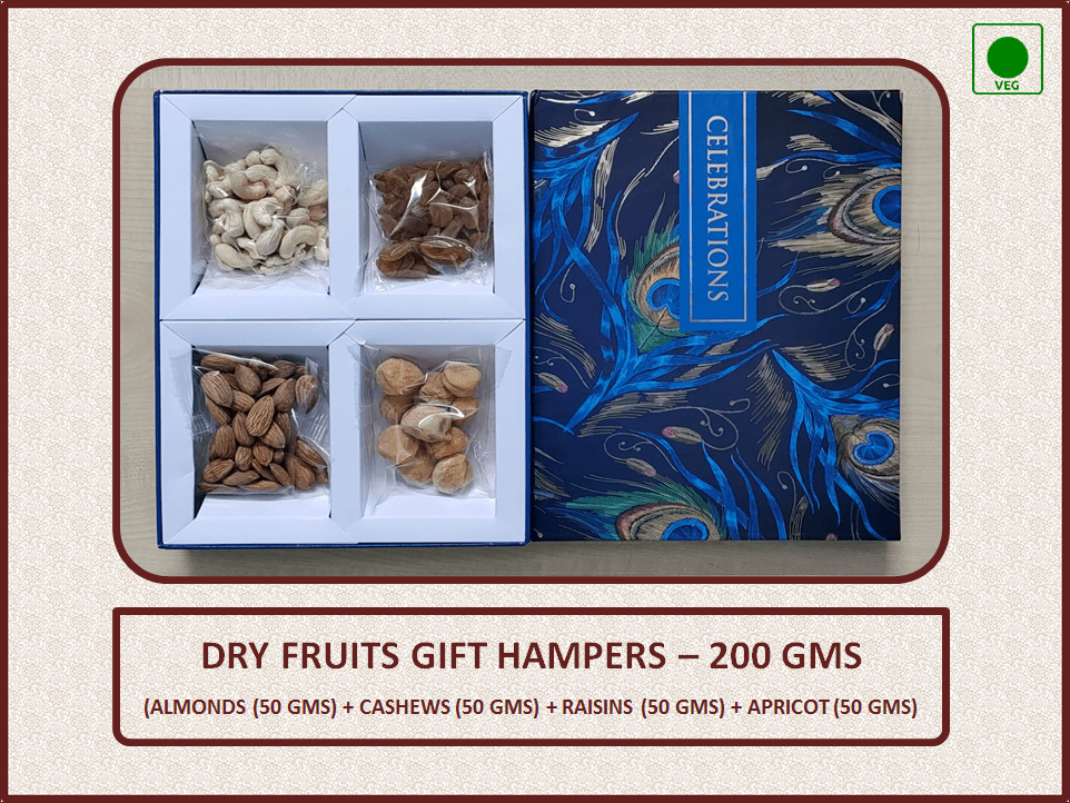 Dry Fruits Gift Hampers - 200 Gms