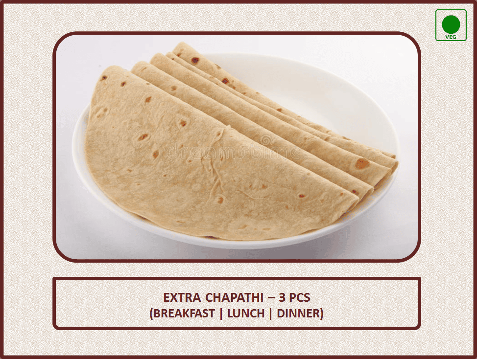 Extra Chapathi - 3 Pcs