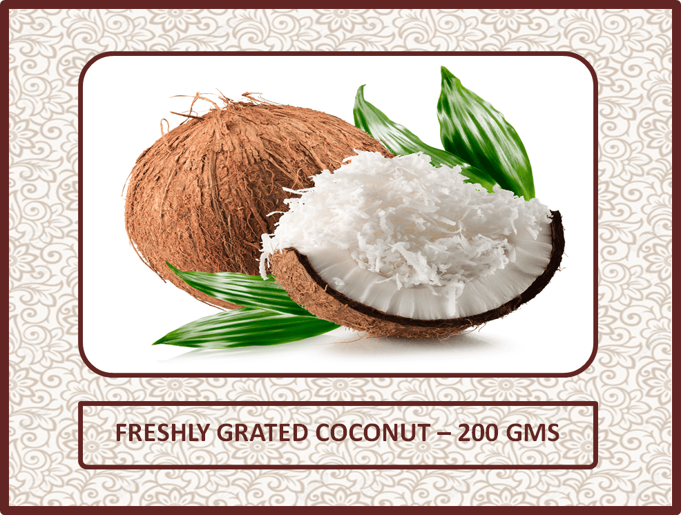 Freshly Grated Coconut - 200 Gms