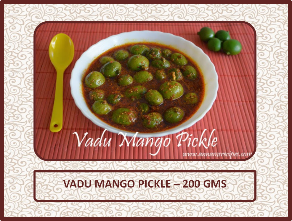 Vadu Mango Pickle - 300 Gms